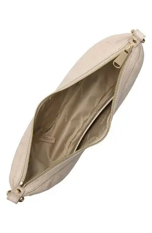 Brahmin Percy Leather Shoulder Bag - Beige