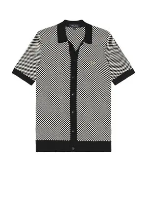 Fred Perry Chequrboard Button Thru Shirt
