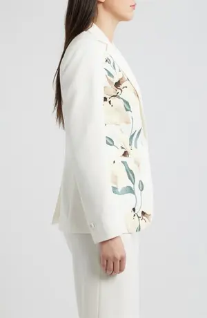 Anne Klein Printed Tailored Jacket