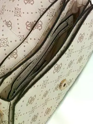 Guess Logo-pattern Chain Satchel