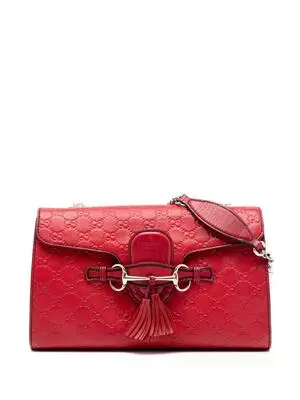 Gucci Medium Sima Emily Shoulder Bag - Red