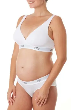 CACHE COEUR Maternity Shorts - White