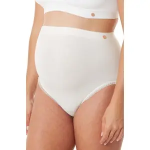 CACHE COEUR Organic Maternity Seamless Maxi Brief - Natural