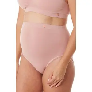 CACHE COEUR Organic Maternity Seamless Maxi Brief - Pink
