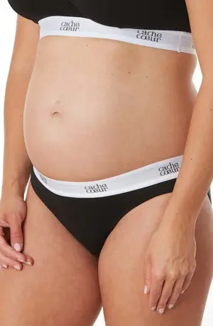 CACHE COEUR Life Maternity Briefs - Black