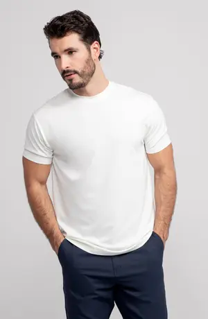 JACK ARCHER Jetsetter Tee Ecru