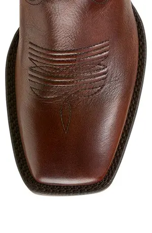 Ariat Alden Wide Square Toe Western Boot - Brown