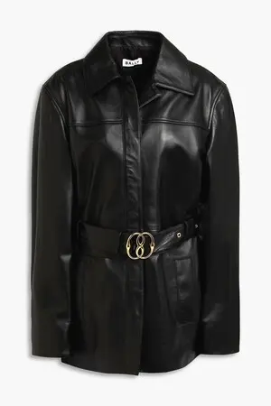 Bally Belted Leather Jacket