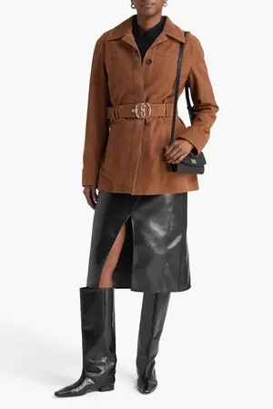 Bally Belted Suede Jacket
