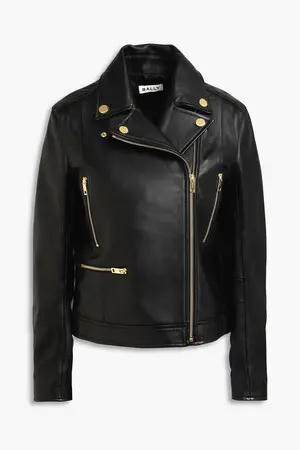 Bally Leather Biker Jacket