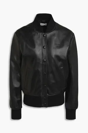 Bally Leather Bomber Jacket