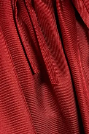 Max Mara Edda Strapless Maxi Dress - Brick