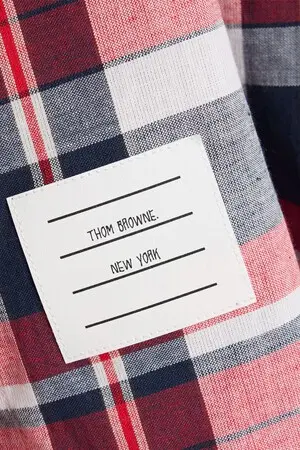 Thom Browne Checked Cotton Shirt