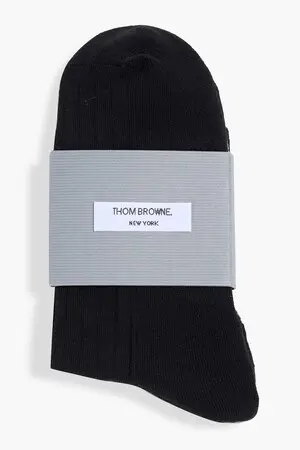 Thom Browne Striped Cotton-blend Socks
