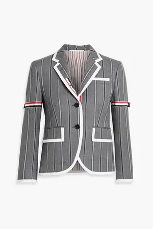 Thom Browne Striped Outerwear For Women
