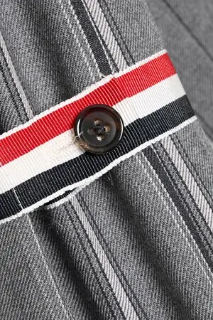 Thom Browne Striped Wool-twill Blazer