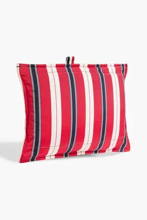 Thom Browne Striped Faille Pouch