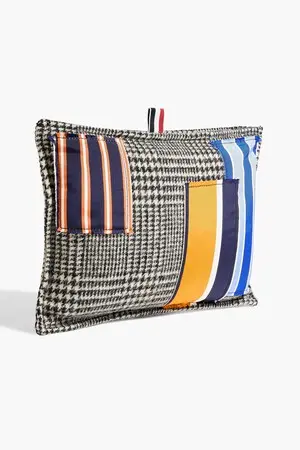 Thom Browne Patchwork Tweed Pouch