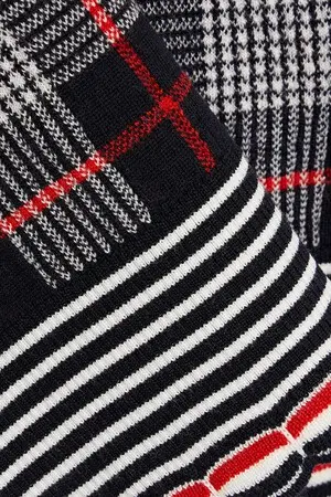 Thom Browne Prince Of Wales Checked Wool Top