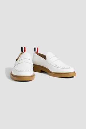 Thom Browne Pebbled Leather Loafers