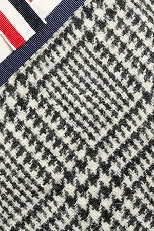 Thom Browne Prince Of Wales Checked Wool-felt Skirt