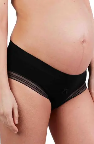 CACHE COEUR Milk Low-rise Maternity Brief - Black