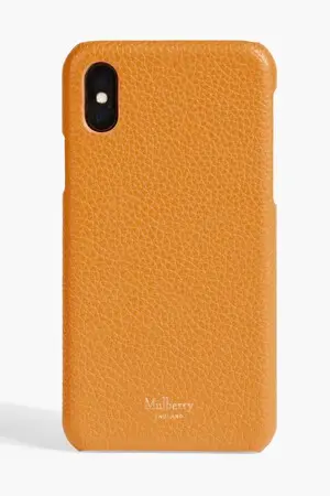 Mulberry Pebbledleather Iphone X Case - Saffron