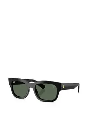 Ray-ban X Scuderia Ferrari Square-frame Sunglasses - Black