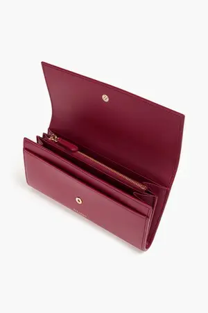 SERAPIAN Mosaico Woven Leather Continental Wallet