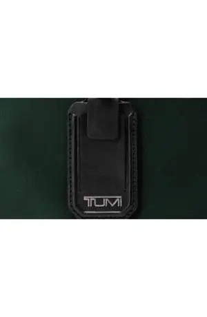 Tumi Leather-trimmed Backpack - Deep Pine
