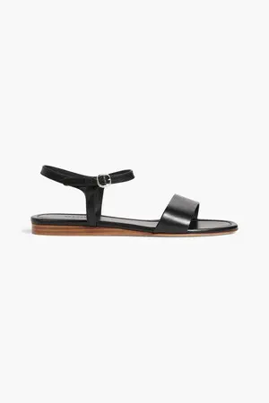 Gabriela Hearst Alexi Leather Sandals - Black