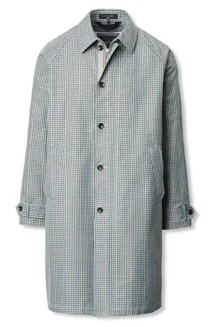 Rag & Bone Devin Water Resistant Check Trench Coat