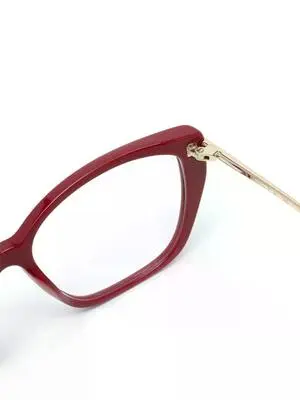 Max Mara Cat-eye Frame Eyeglasses - Red
