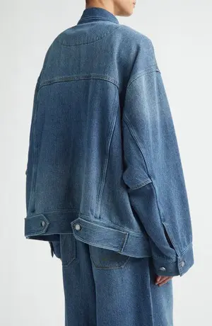 MELITTA BAUMEISTER Boxy Oversize Denim Jacket