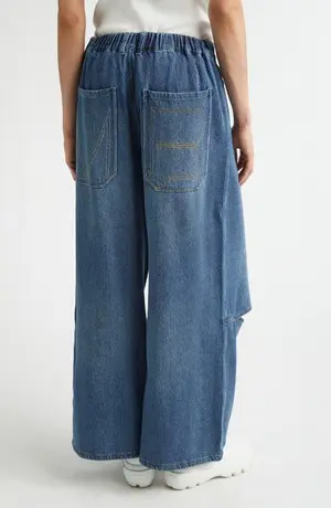 MELITTA BAUMEISTER Cutout Wide-leg Jeans