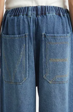 MELITTA BAUMEISTER Cutout Wide-leg Jeans