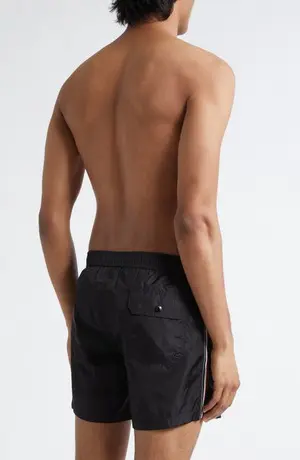 Moncler Boxer Mare Swim Shorts - Black