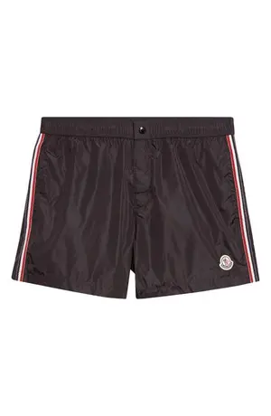 Moncler Boxer Mare Swim Shorts - Black