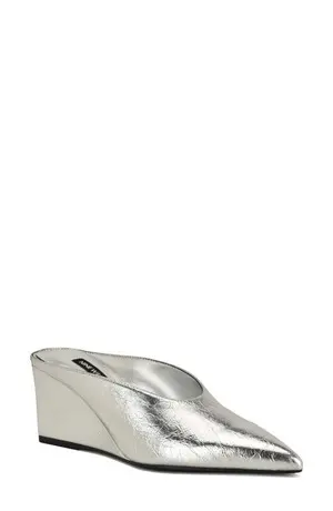 Nine West Lanah Mule Pump - Silver