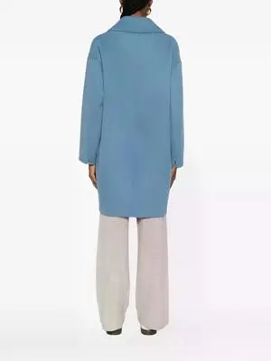 Max Mara Double-breasted Coat - Blue