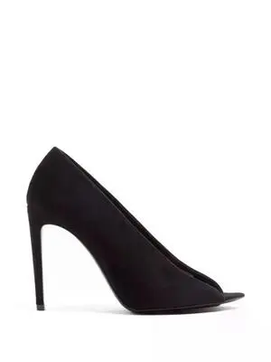 Valentino Garavani Open Toe Pumps 105mm - Black