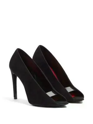 Valentino Garavani Open Toe Pumps 105mm - Black