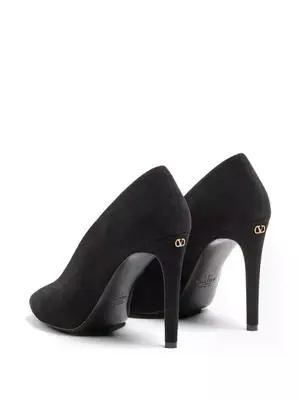 Valentino Garavani Open Toe Pumps 105mm - Black