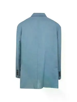 Brunello Cucinelli Buttoned Cotton Blazer