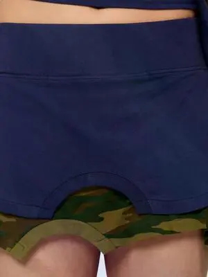 GINA CORRIERI Layered Mini Skirt
