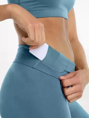 NEW BALANCE High-rise Pocket Leggings - Blue
