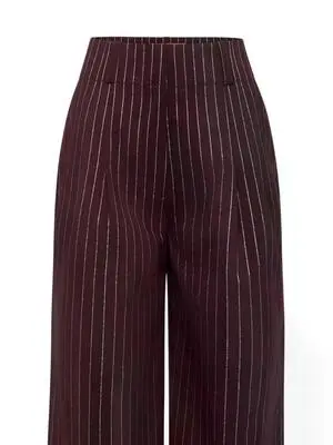 SIMONMILLER Bloo Pinstripe Trousers - Red