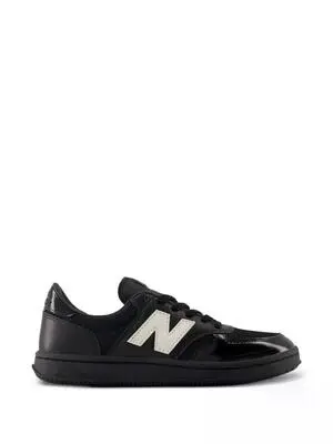 NEW BALANCE Patent Leather And Mesh Sneakers