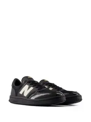 NEW BALANCE Patent Leather And Mesh Sneakers