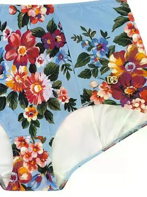 Dolce & Gabbana Floral Print Bikini Set